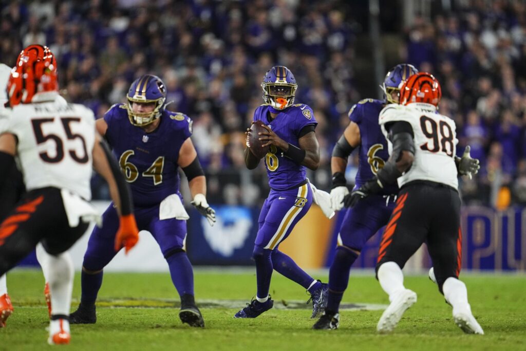 Baltimore Ravens vs Cincinnati Bengals projected beginning lineup and ...